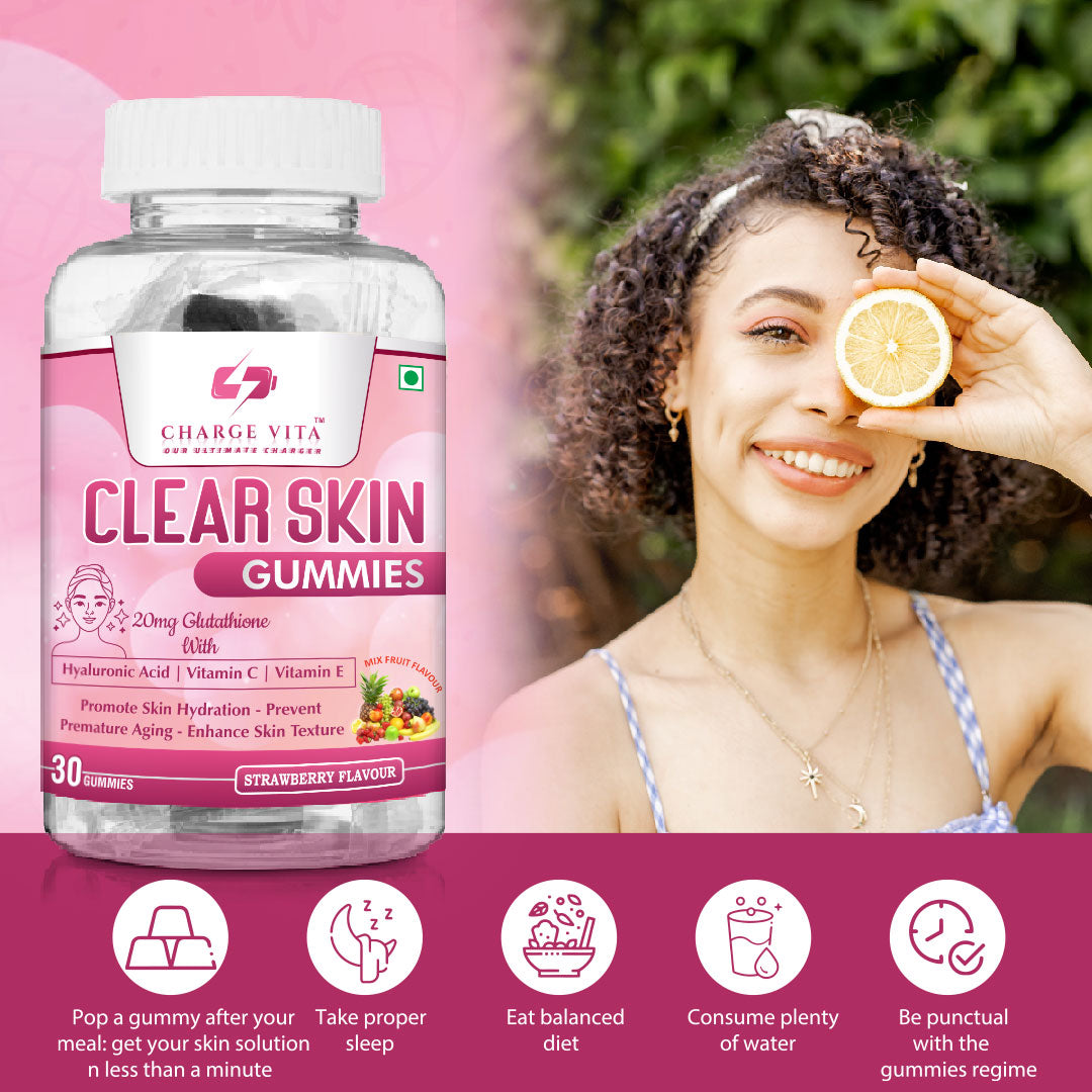 Clear Skin Gummies – ChargeVita